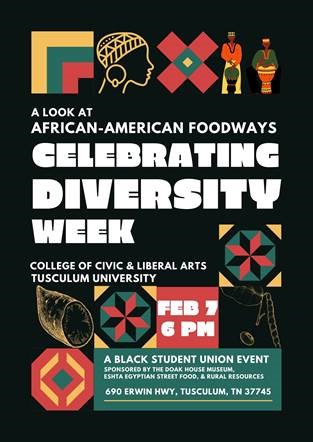 Celebrating Diversity Week 2022 :: Tusculum University
