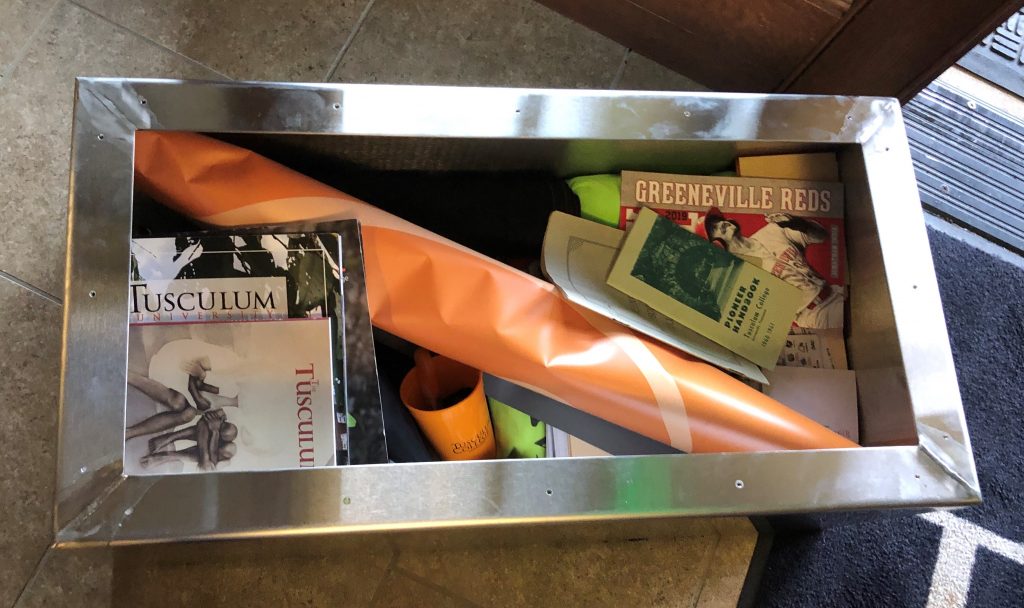 Tusculum places time capsule in Meen Center to connect past and present ...